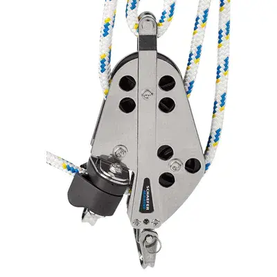 Stainless Fiddle Block w/ Cam and Becket 705-75