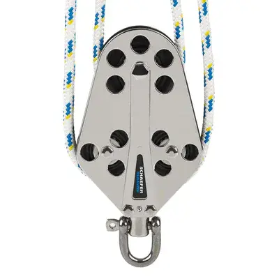 Stainless Fiddle Block with UC Sheave 10-45-UC