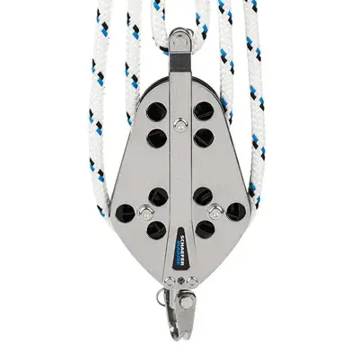 Stainless Steel Fiddle Block w/ Becket 705-55