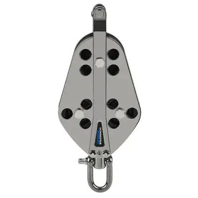 Stainless Steel Fiddle Block with Becket 08-55