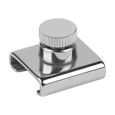 Stainless T-Track Slider - Adj Stop/ Screw Pin 74-46