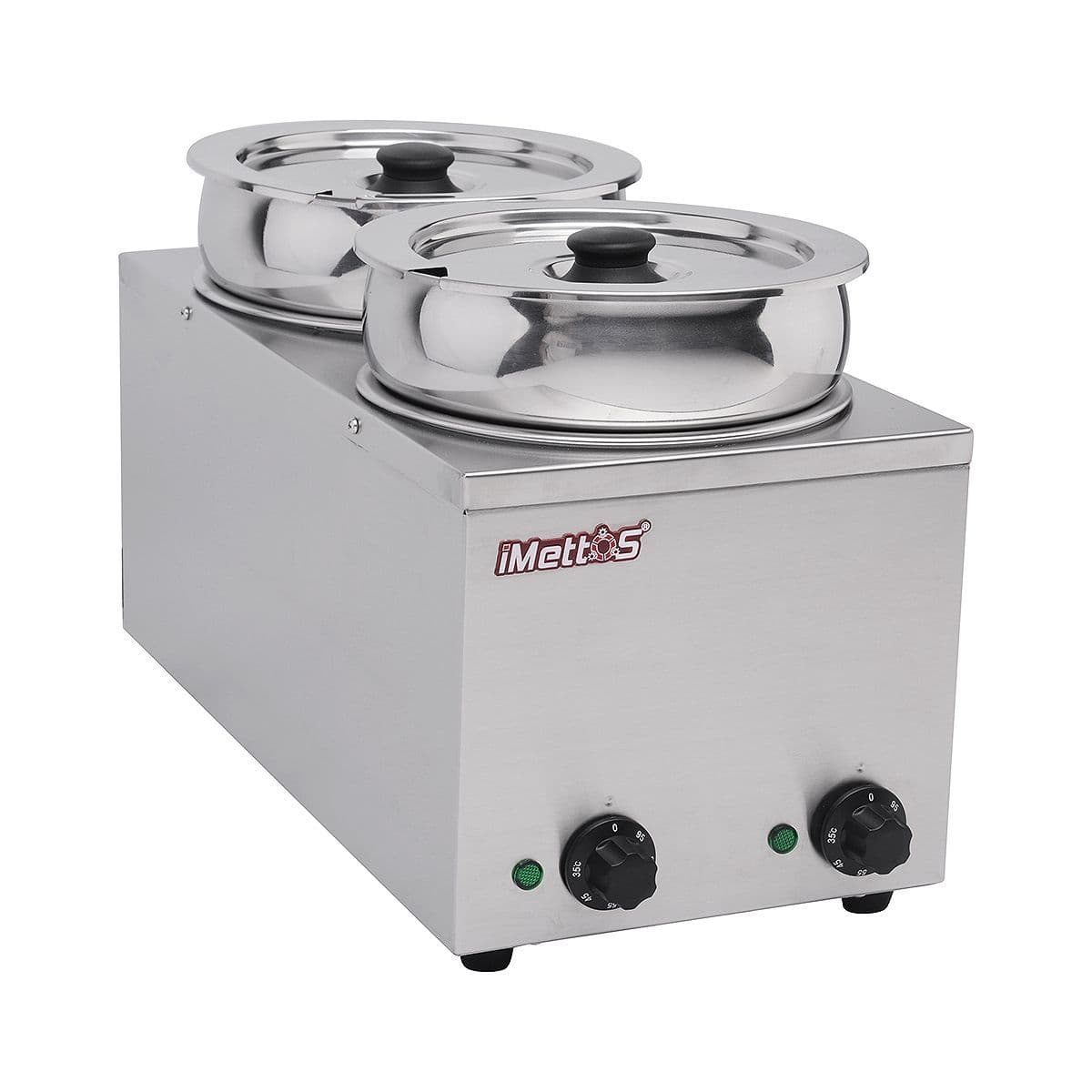 Bain Marie With 2 Round Pots 2 x 6.5 Ltr - BMP-7X2 £194.22