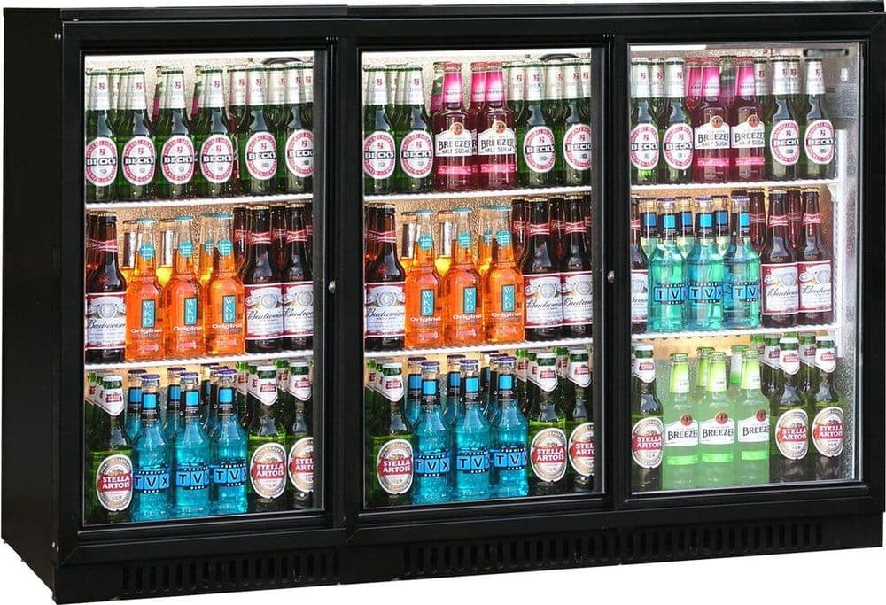 Blizzard BAR3SL Triple Sliding Door Bar Bottle Cooler (293 BTL) £560.34
