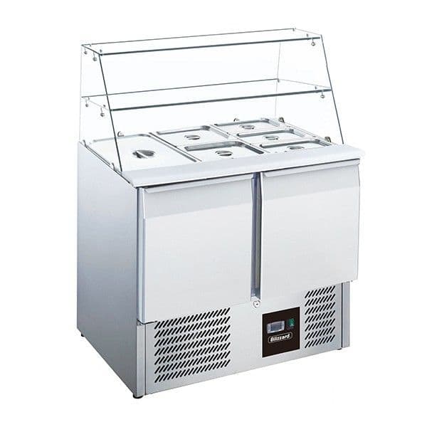 Blizzard BPD2 Compact Prep Counter Fridge - Wechillit