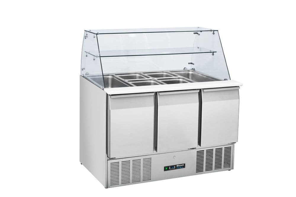 Blizzard BPD3 Compact Prep Counter Fridge - Wechillit