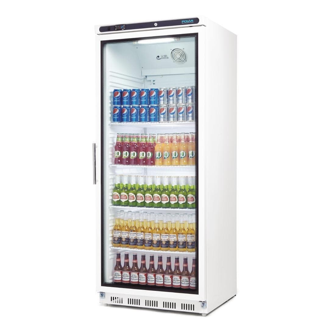 Polar CD088 Single Door Upright Display Fridge - Wechillit