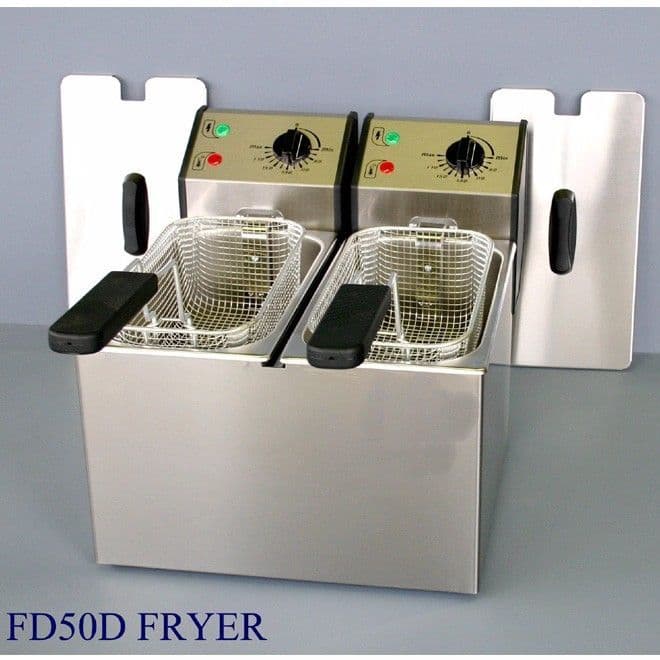 Roller Grill FD50D Double 5L Fryers £263.94