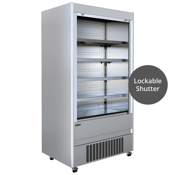 Tefcold MCX130M 1.3m Multideck Display Fridge with Lockable Shutter ...