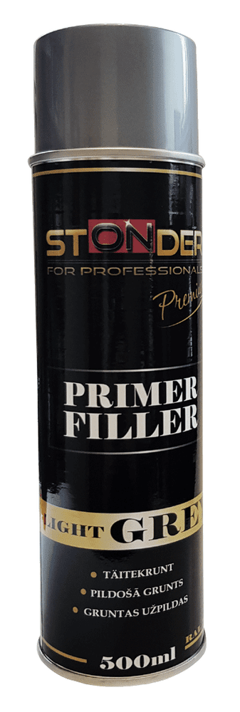 stonder profiline primer filler light grey aerosol 500ml
