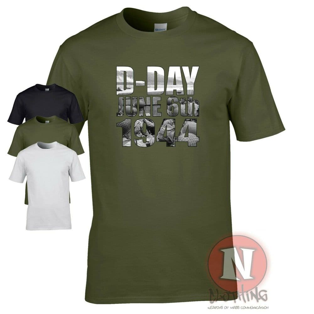 D-Day T-shirt World War 2 allies WWII WW2 reenactor operation Overlord ...