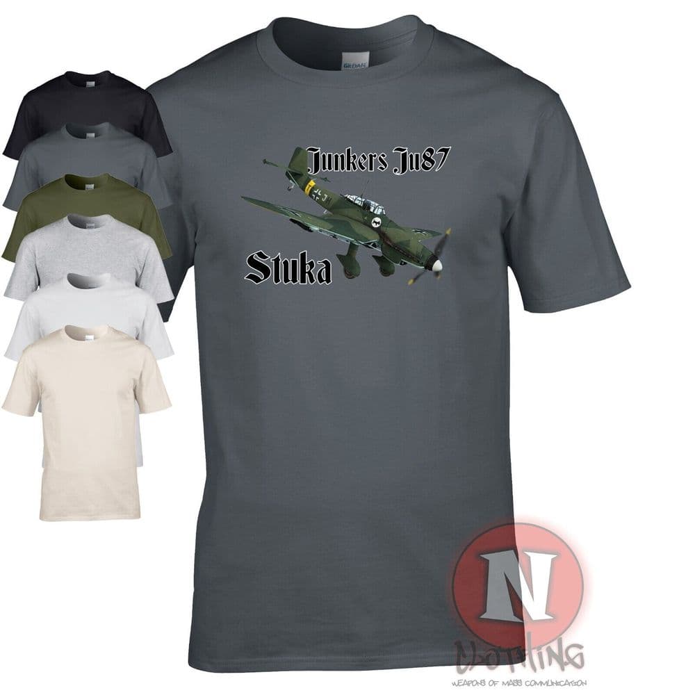 Junkers Ju 87 t-shirt World War 2 WW2 Luftwaffe Stuka dive bomber tee