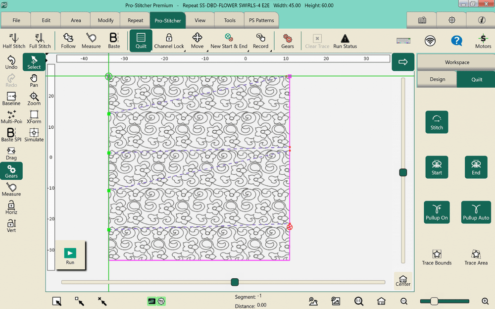 13 Pro-Stitcher Premium/Lite Advanced Computerised Quilting Software ...