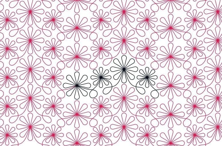 Daisy Chain 3 Stencil