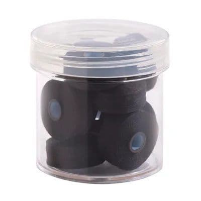 Magna Soft Black M Size Bobbins Tub of 10