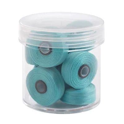 Magna Soft Light Turquoise M Size Bobbins Tub of 10