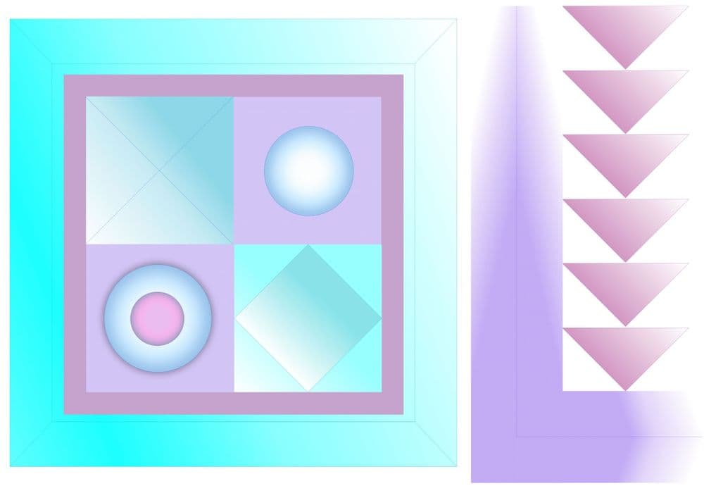 Perfect Practice Panel No 2 - Circles Blocks and Borders