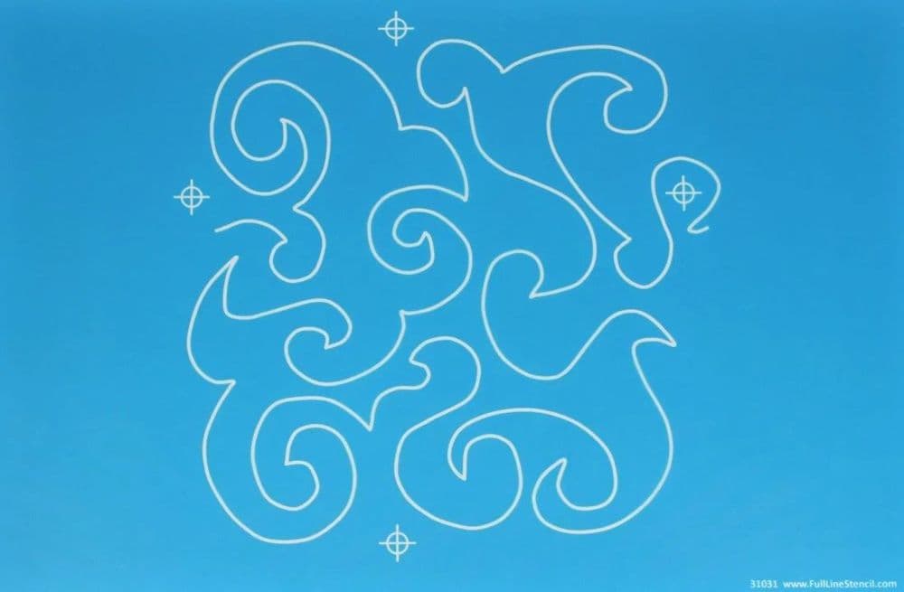 Sherry s Meander Stencil Large