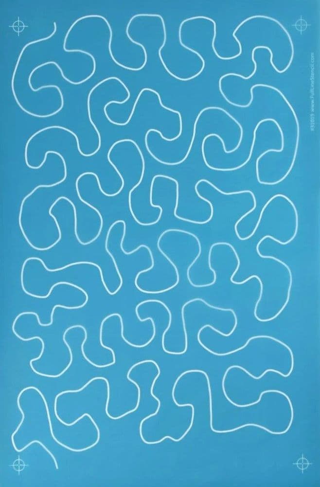 Stipple Meander Stencil