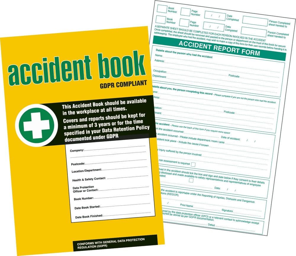 Accident Report Book A4