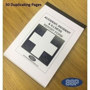 Accident Report Book School - Self Duplicating A5