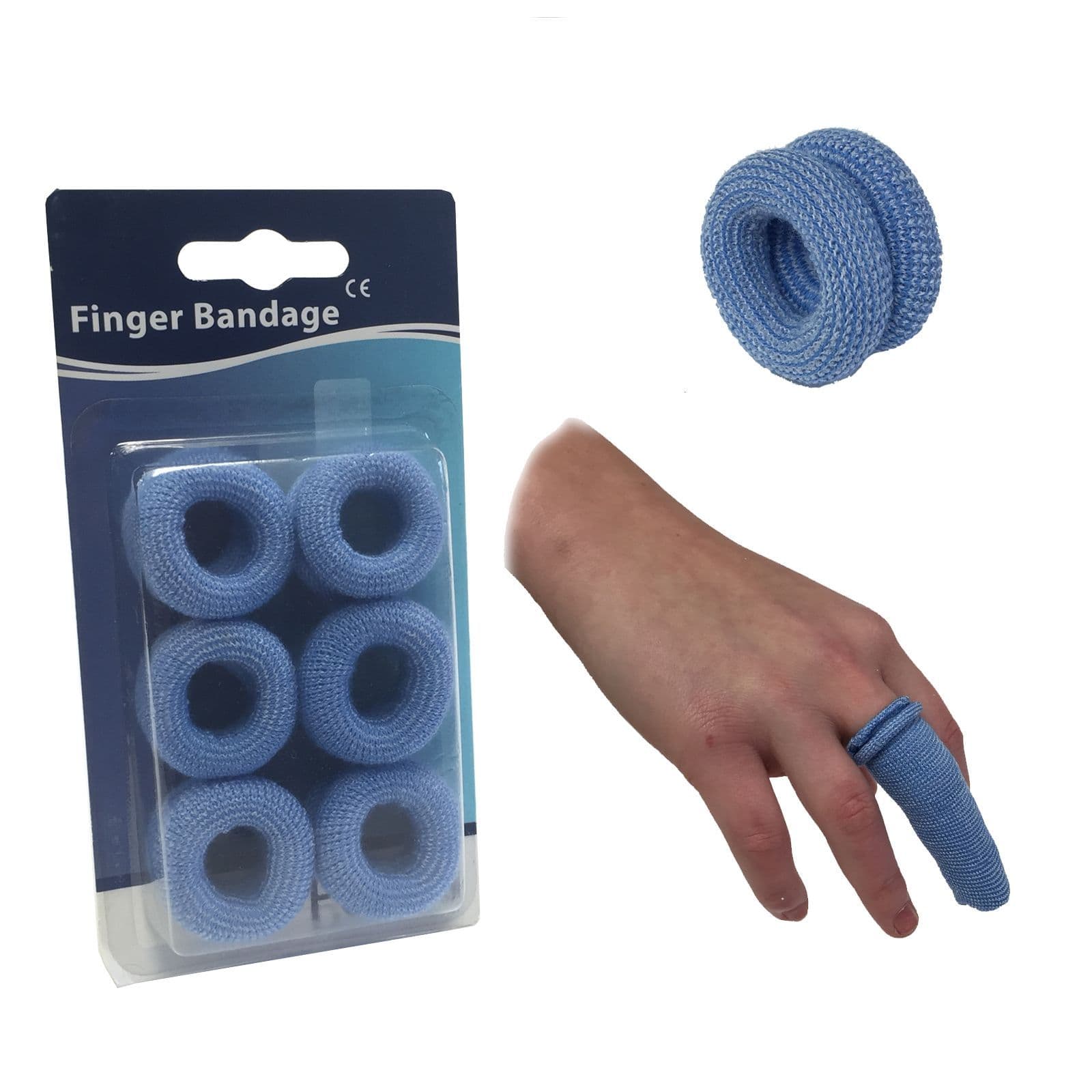 Fingerbob Blue Standard Pack 6