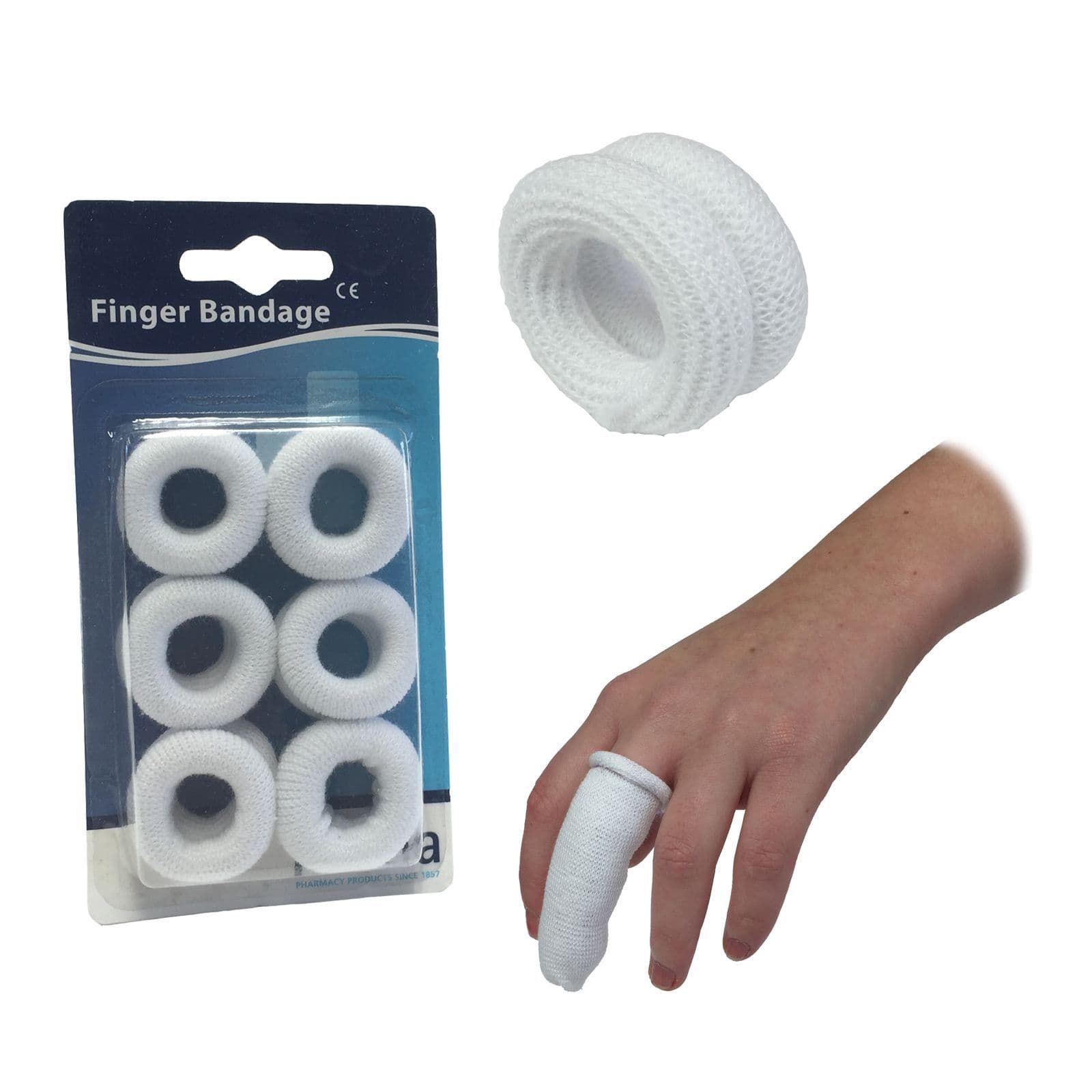 Fingerbob White Standard Pack 6