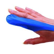 Fingerstall Blue Large Pack 10