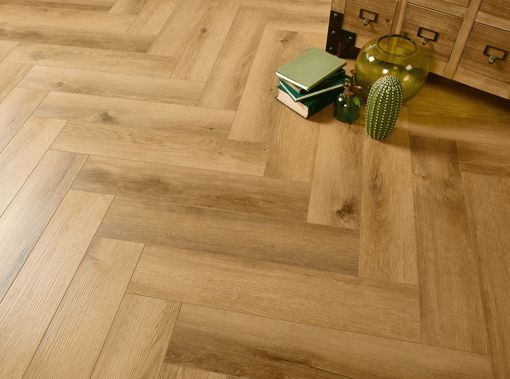 5mm HYDROLOC Warm Oak Herringbone