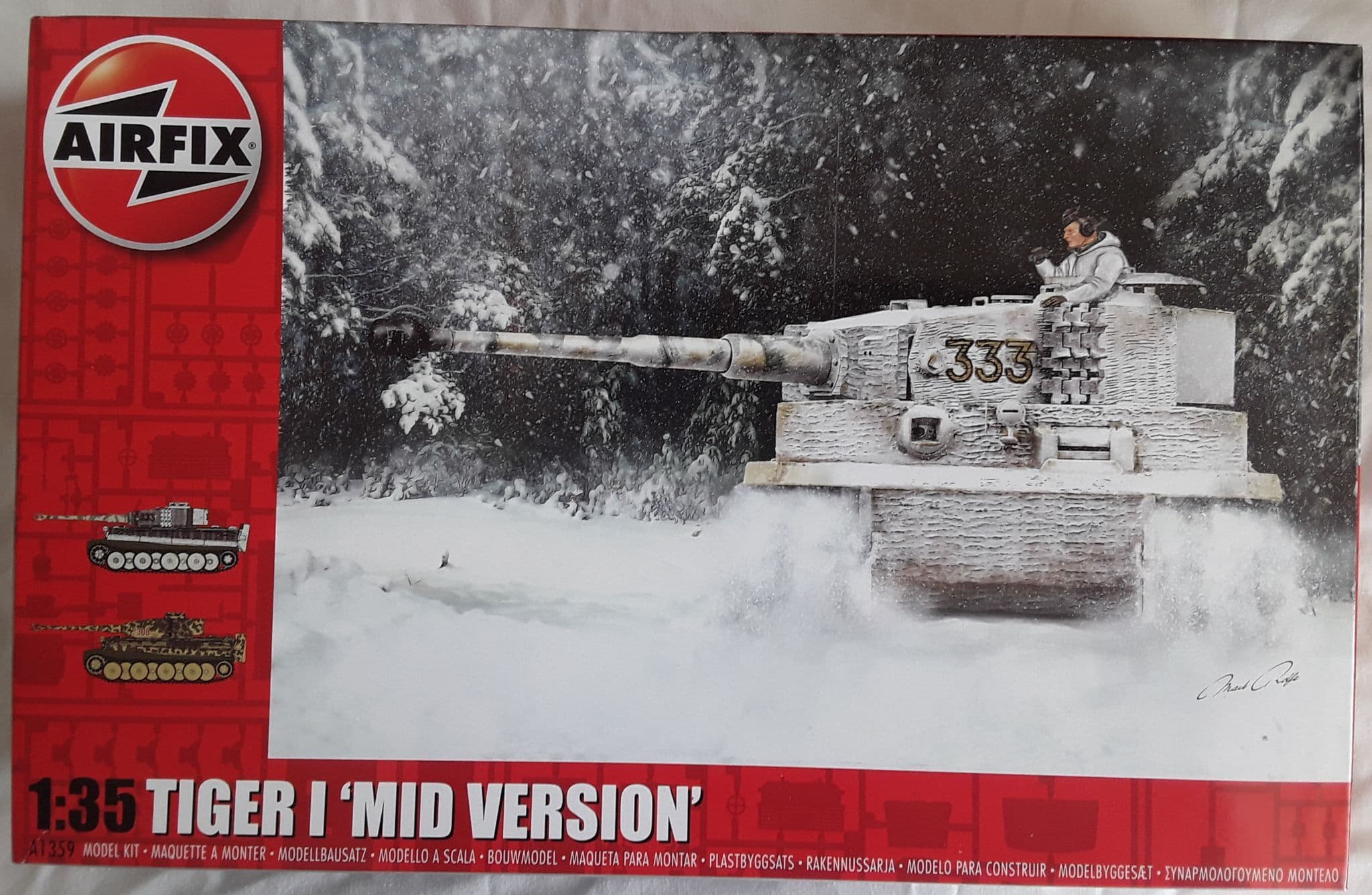 Airfix 1/35 AX1359 Tiger I Mid Version