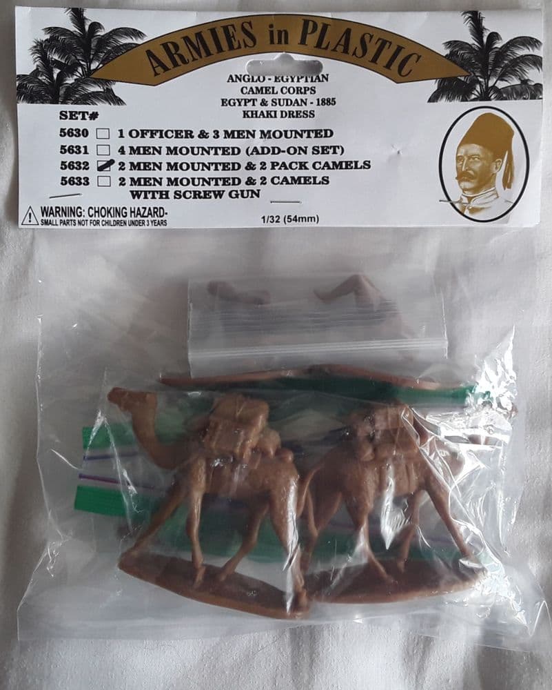 Armies In Plastic 1/32 AIP5632 Anglo-Egyptian Camel Corps 1885 Egypt ...