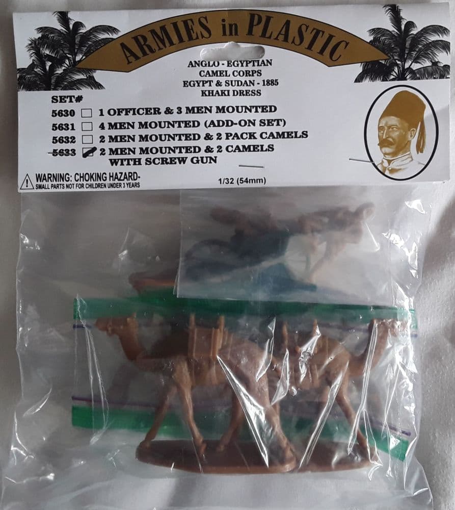 Armies In Plastic 1/32 AIP5633 Anglo-Egyptian Camel Corps 1885 Egypt ...