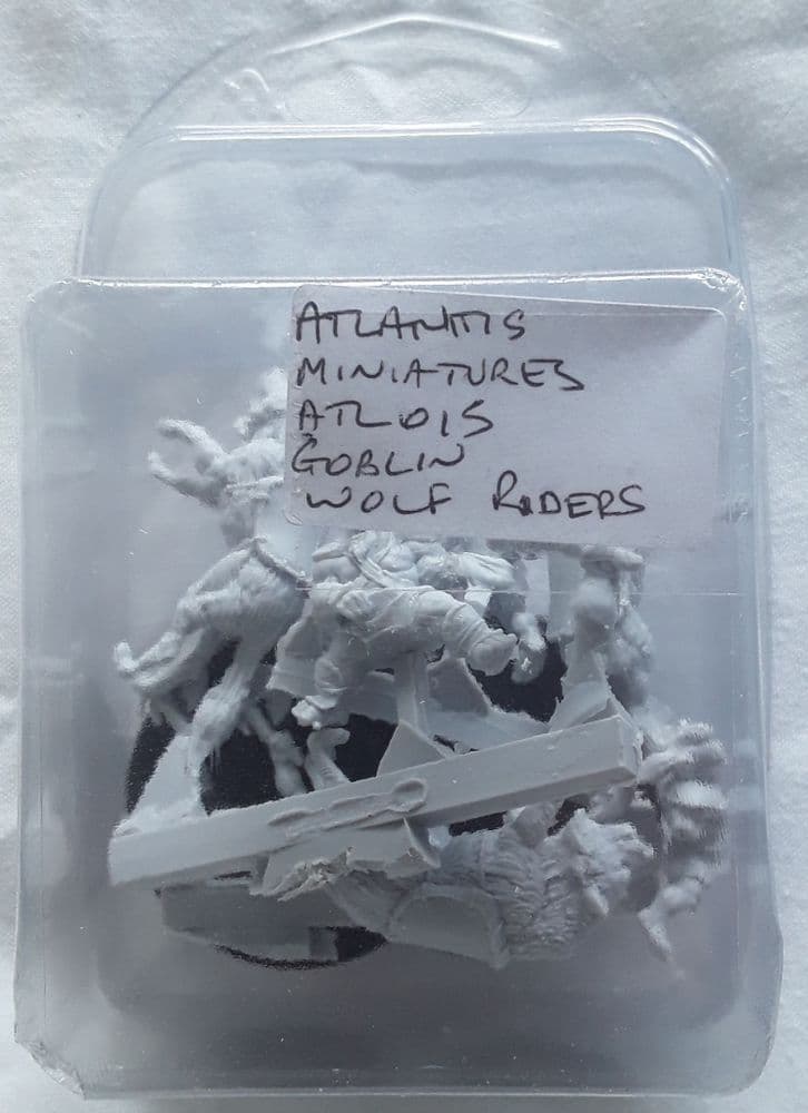 Atlantis Miniatures 28mm ATL015 Goblin Wolf Riders