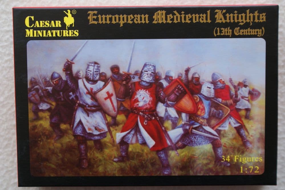 Caesar Miniatures 1/72 CMH087 European Knights 13th Century Medieval