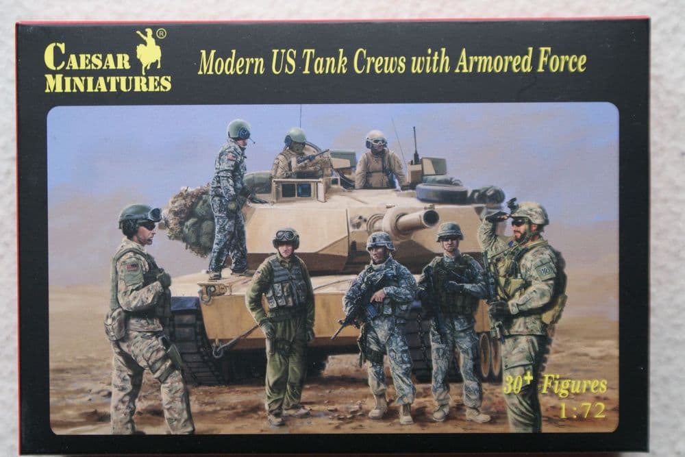 Caesar Miniatures 1/72 CMH103 US Tank Crews with Armoured Force Modern