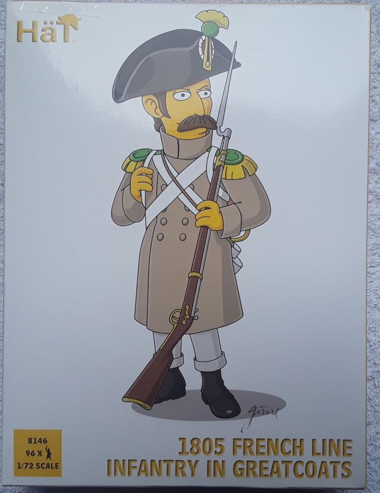 HaT 1/72 HAT8146 French Line Infantry in Greatcoats 1805 Napoleonic