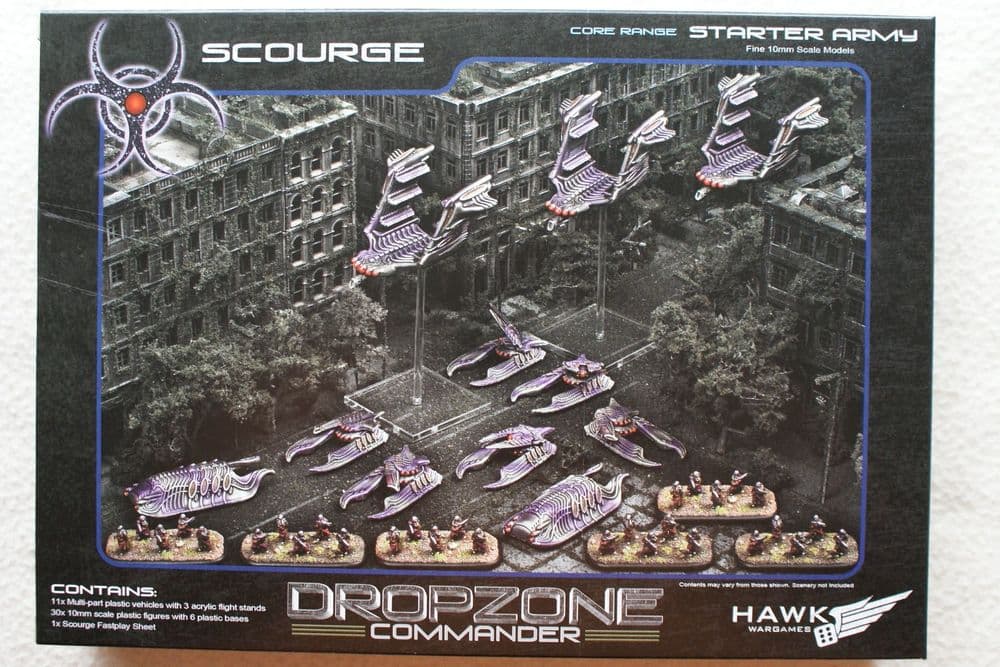 Hawk Wargames DZC32014 Drop Zone Commander Scourge Starter Set