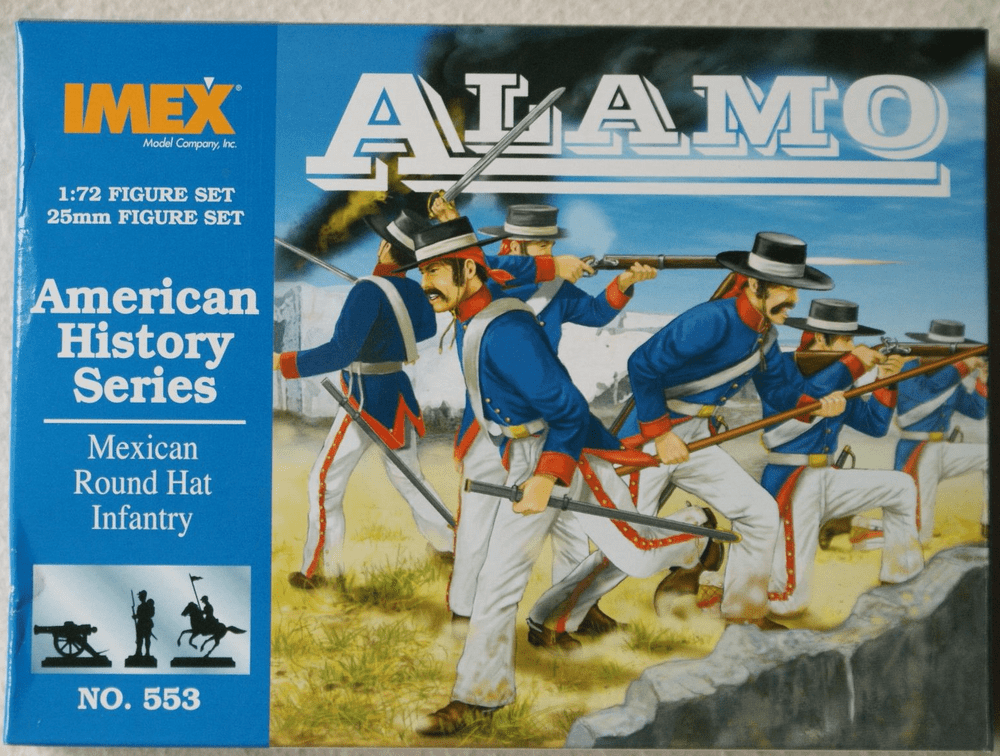 Imex 1/72 IM553 Mexican Round Hat Infantry Alamo