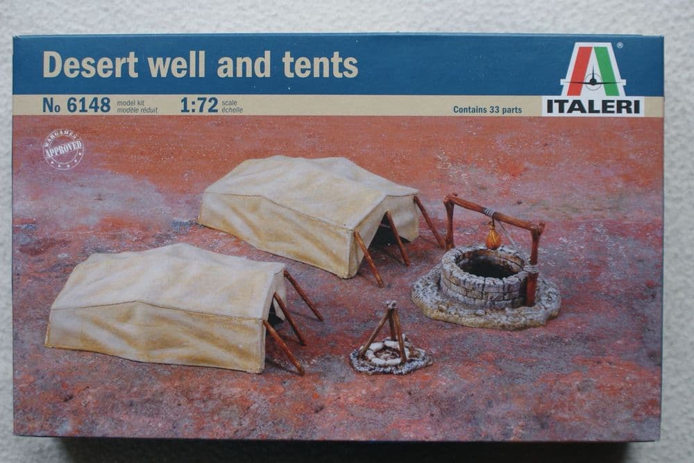 Italeri 1/72 IT6148 Desert Well & Tents Colonial