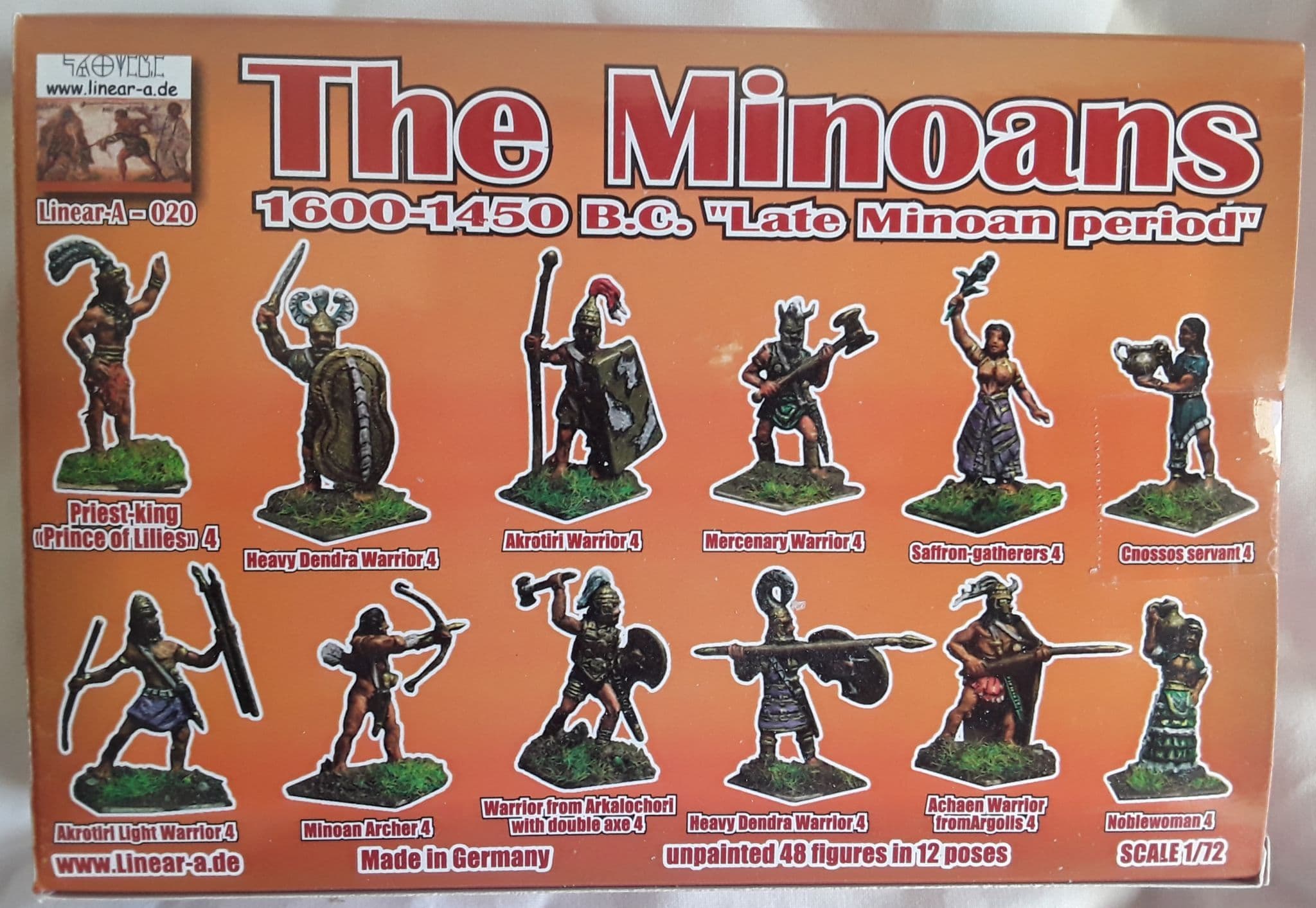 Linear-A 1/72 LIN020 The Minoans 1600-1400B C Ancients