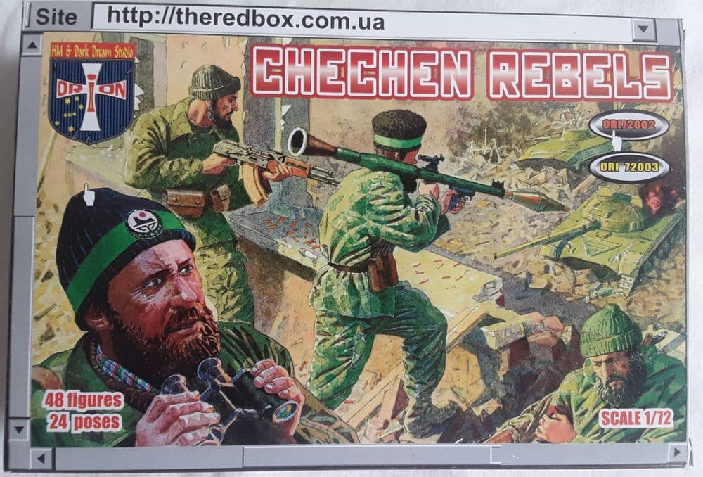 Orion Figures 1/72 ORI72002 Chechen Rebels Modern