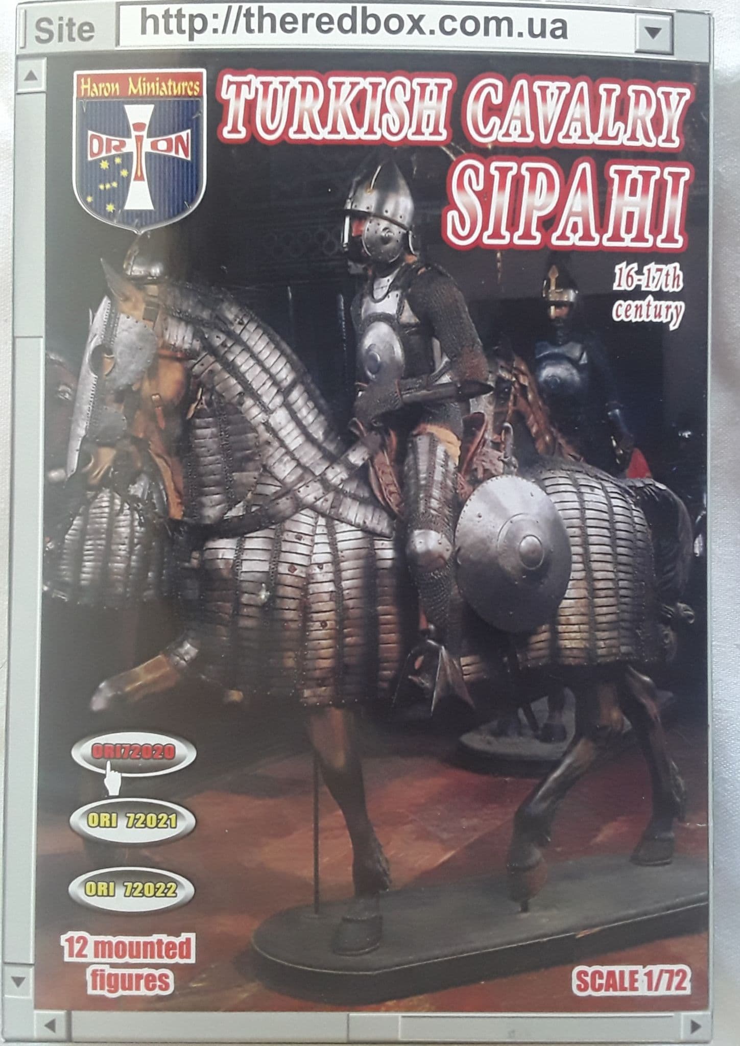 Orion Figures 1/72 ORI72020 Turkish Cavalry Sipahi 16th/17th Century