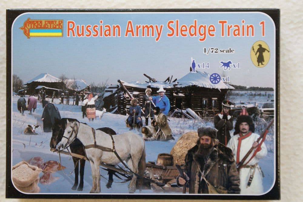 Strelets 1/72 ST0135 Russian Army Sledge Train 1 Napoleonic