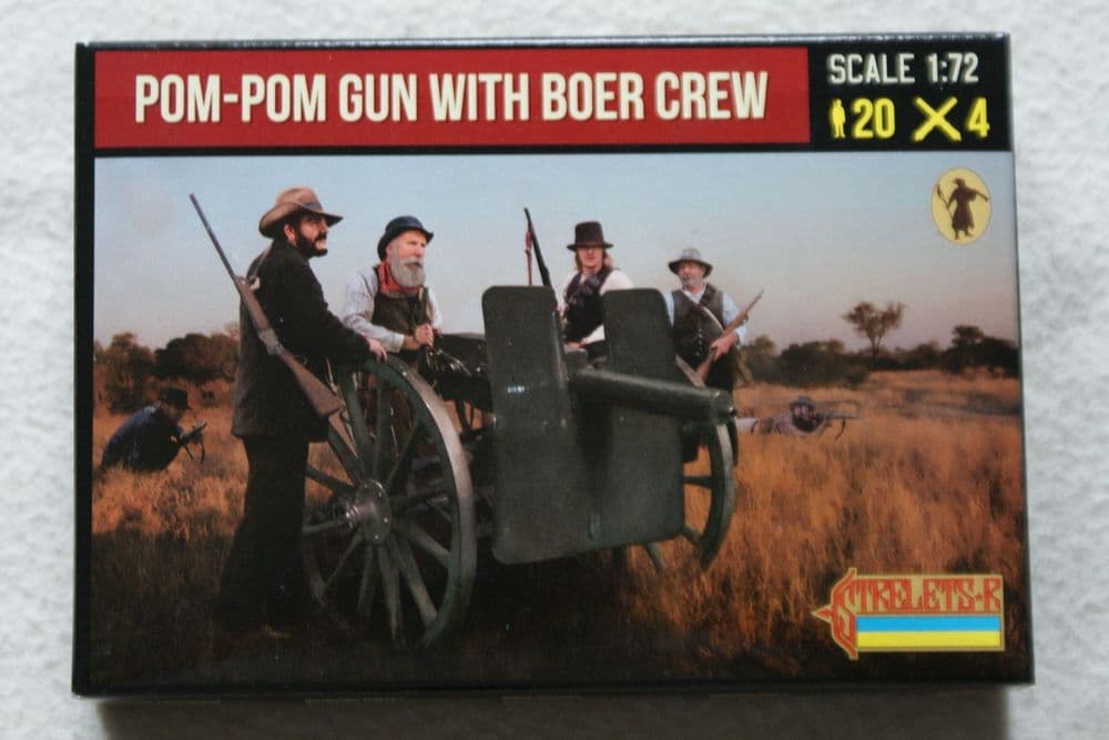 Strelets 1/72 ST0188 Pom-Pom Gun with Boer Crew Colonial Wars