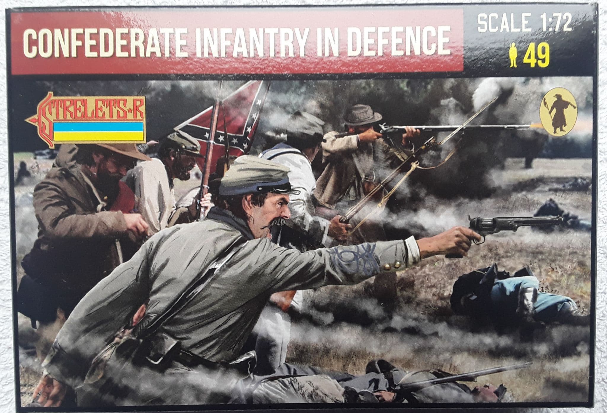 Strelets 1/72 ST0249 Confederate Infantry In Defence ACW