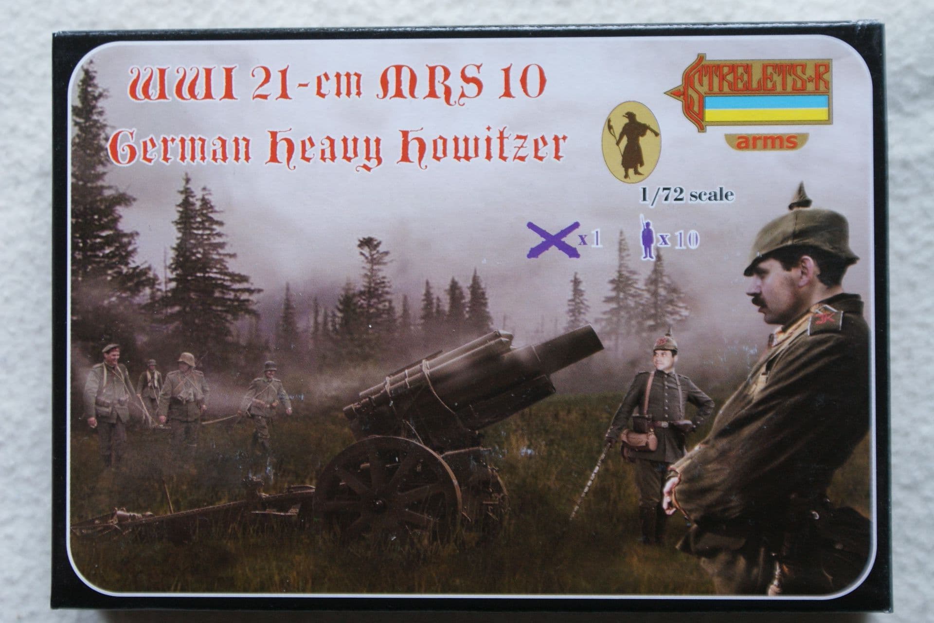 Strelets 1/72 STA013 German 210mm MRS Heavy Howitzer WW1