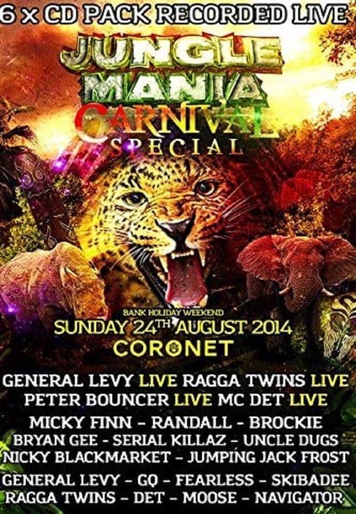 JUNGLEMANIA - CARNIVAL SPECIAL - 6 X CD PACK
