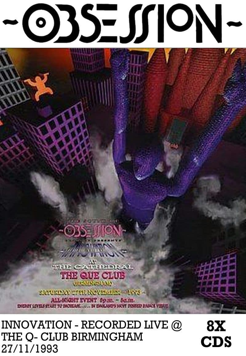 Obsession Innovation - 27th November 1993 CD Pack