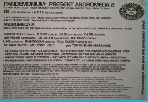 Pandemonium - Andromeda 2 - 1991 - CD Pack