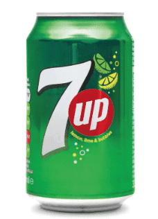 7Up Regular Cans - 330ml x Case of 24