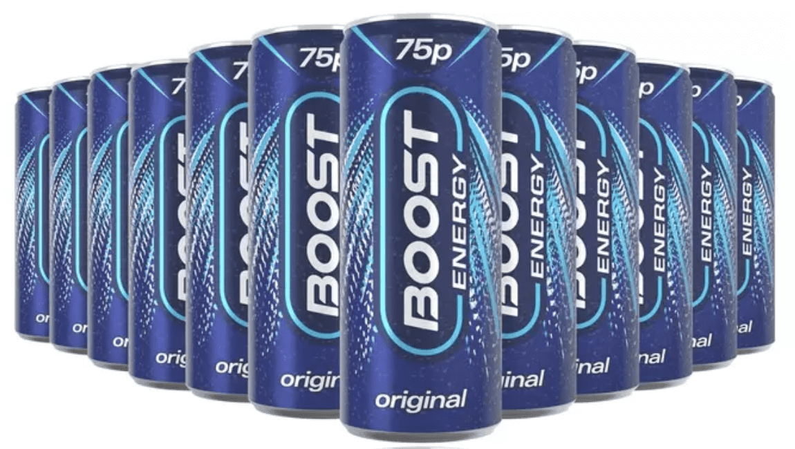 Boost Energy Original Drink 250 ml Pack of 24